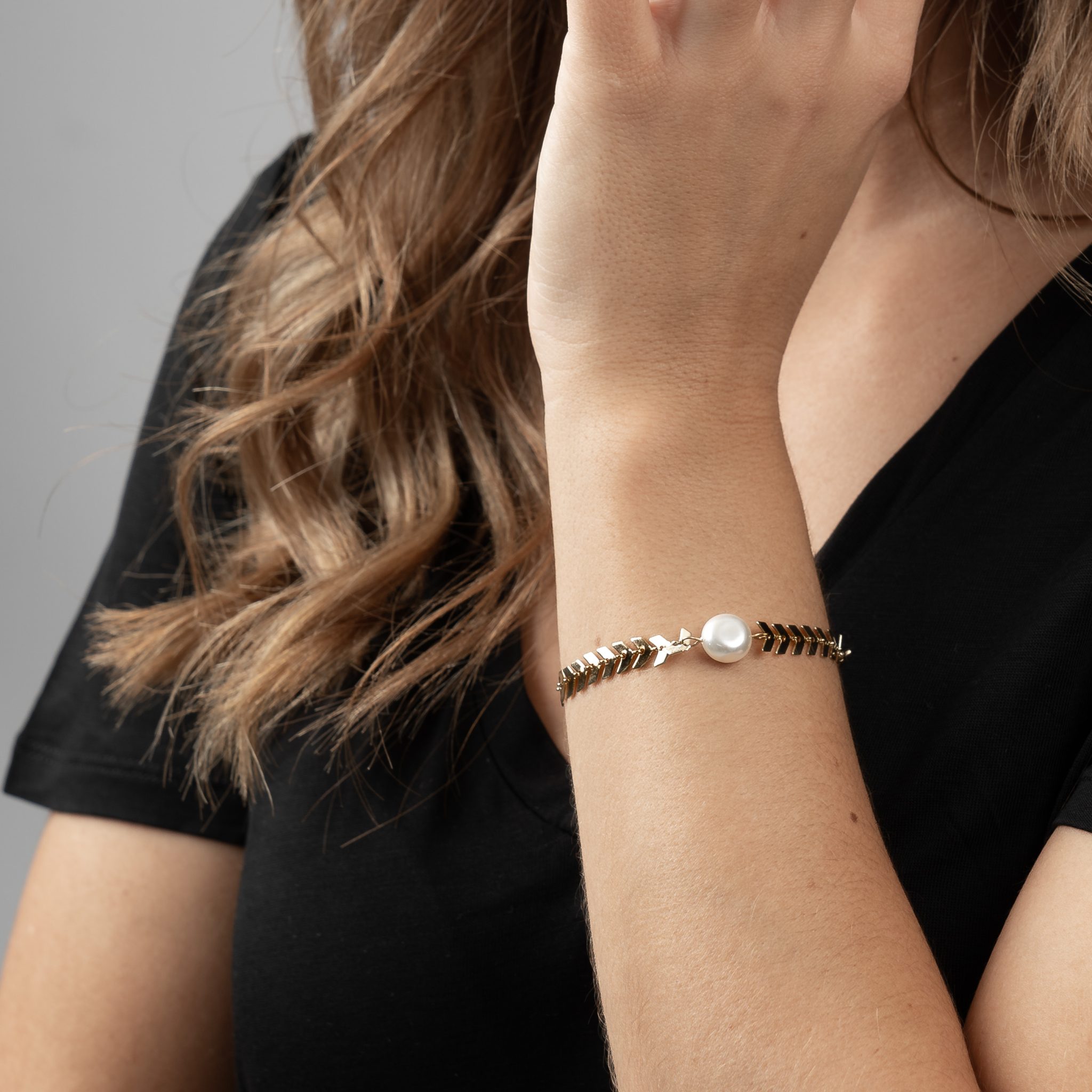 Βραχιόλι με σχέδιο ψαροκόκκαλο - Antoinette Accessorize